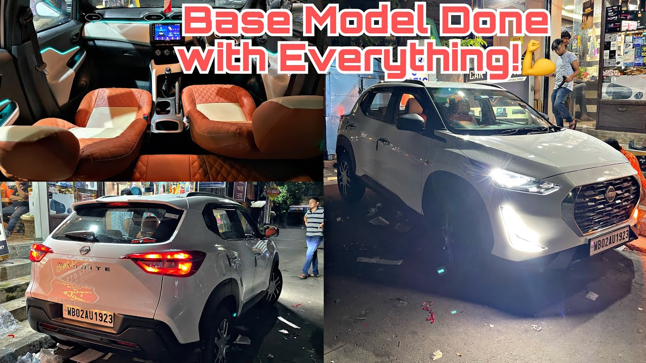 BASE MODEL NISSAN MAGNITE WITH AUDIO | LIGHT SETUP | FULL INTERIOR ...
