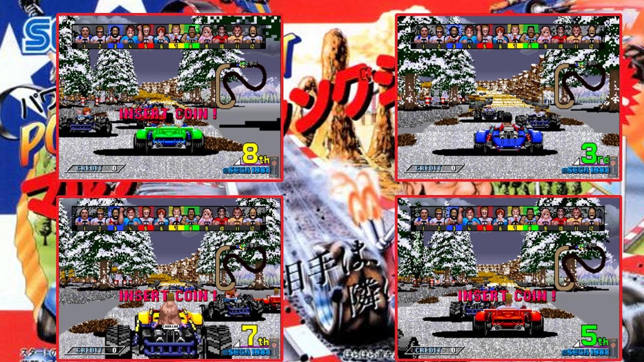 Power Drift (4 way MAME link-up WIP) - YouTube