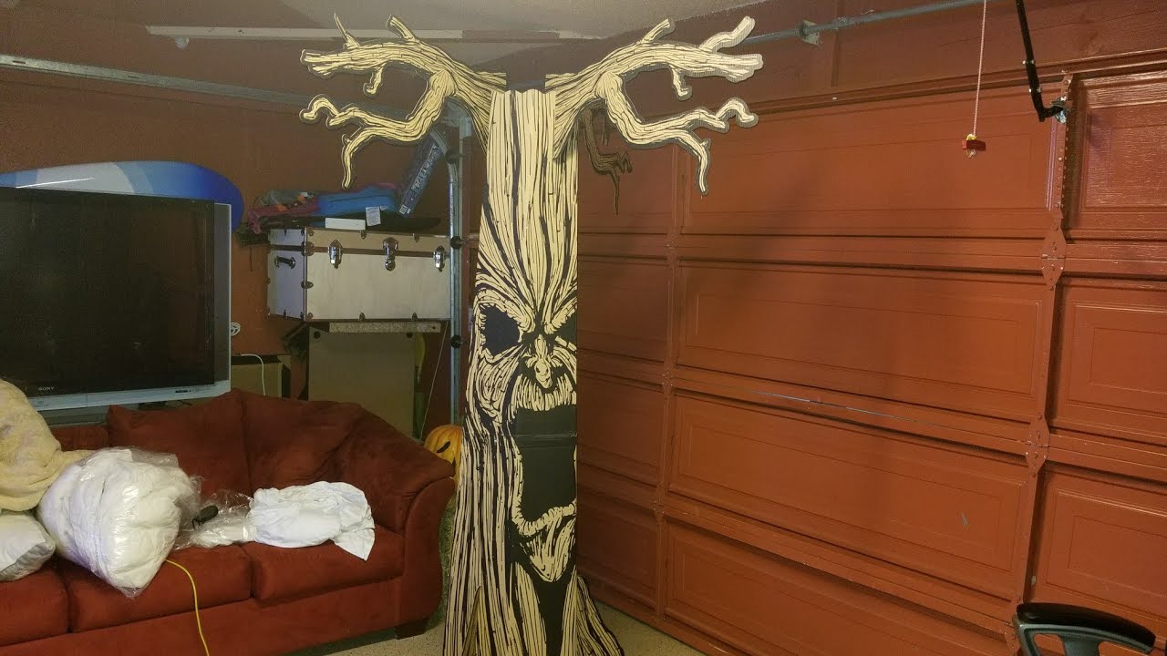 8ft Haunted Tree Prop Setup/Review - YouTube