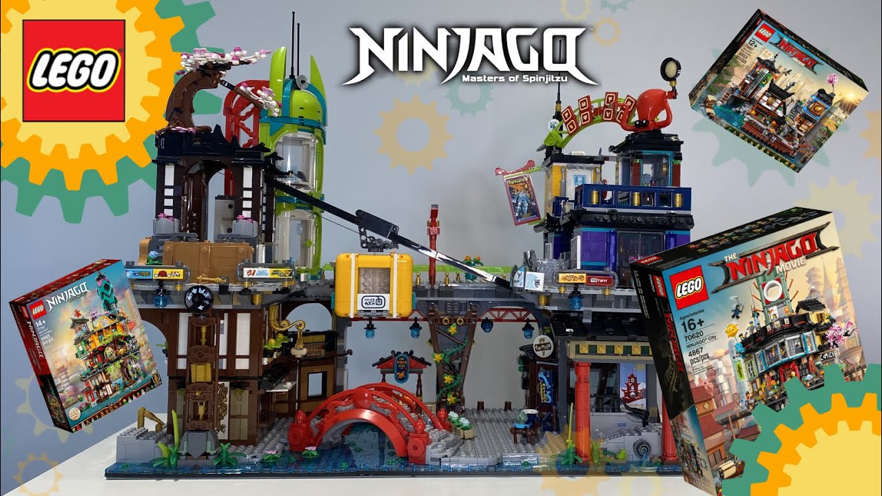 Lego Ninjago City Markets Combined Layout! all combinations Modular ...