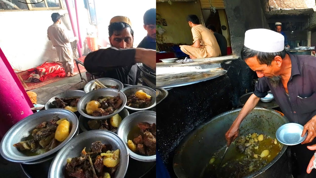 Lal Chapur Rosh In Peshawar | Popular Street Food In Peshawar Pakistan ...
