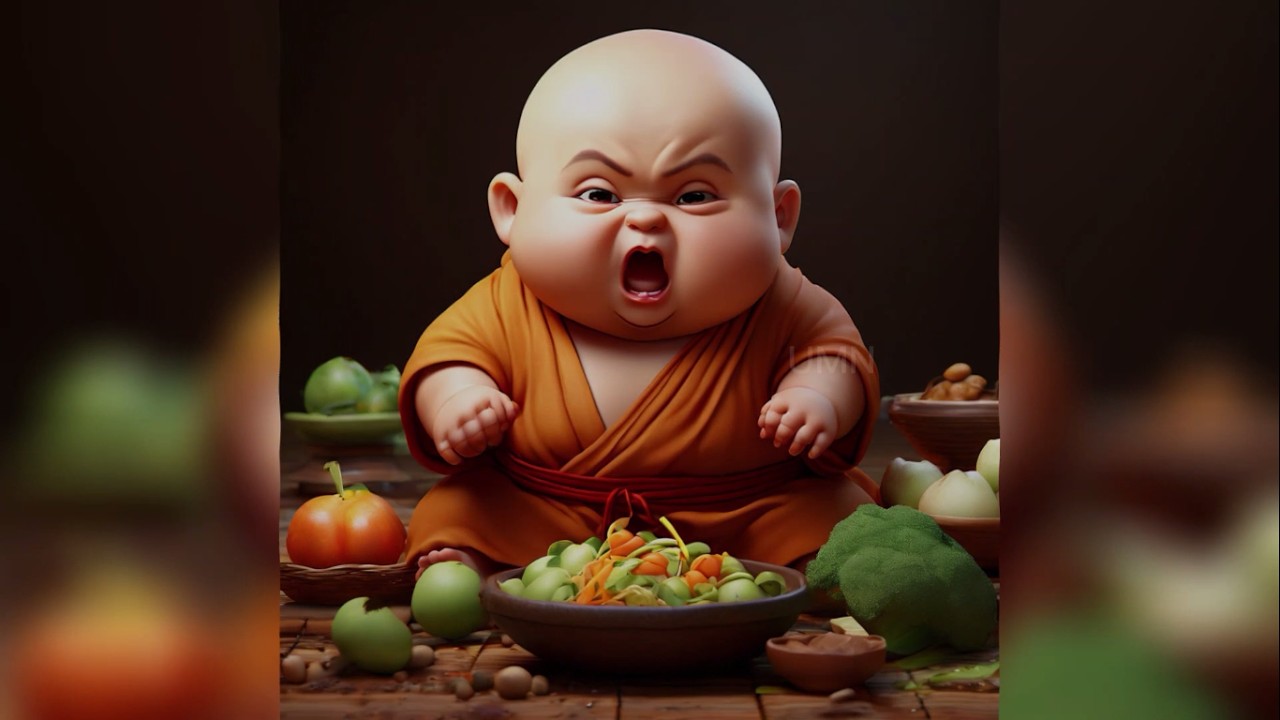 Cute Baby Monk #cute_monk #so_cute_monk #anime - YouTube