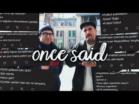 MANPASI ONCE SAİD | HUMOR