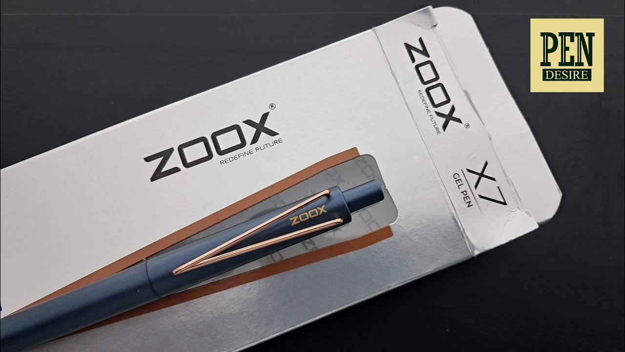 ZOOX X7 Gel Metal Finish Gift Pen - an INR 75 Pen - 741 - YouTube