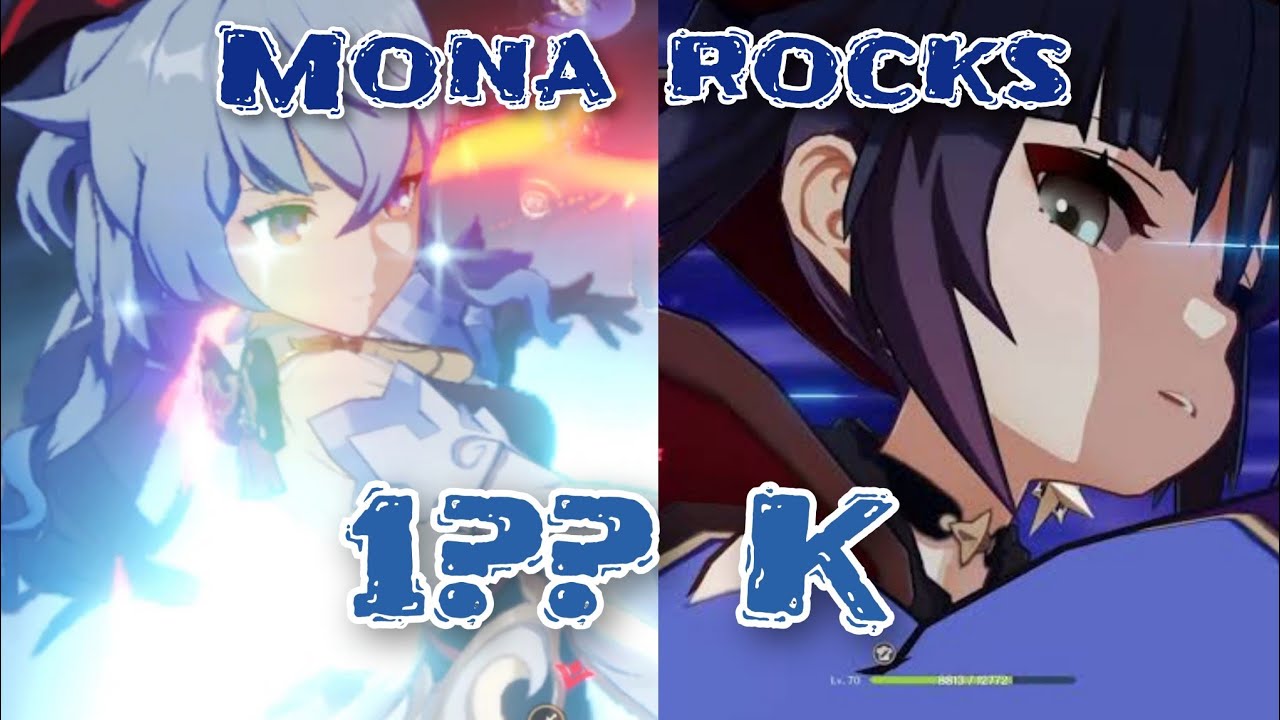 Failed Ganyu's Damage Showcase | Genshin Impact | Mona Rock's - YouTube