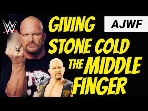 how to give Stone Cold Steve Austin a middle finger - wrestling figure ...