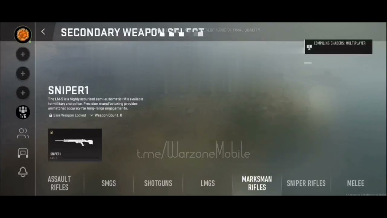 New Menu Warzone Mobile Weapon .#/ Warzone Mobile - YouTube