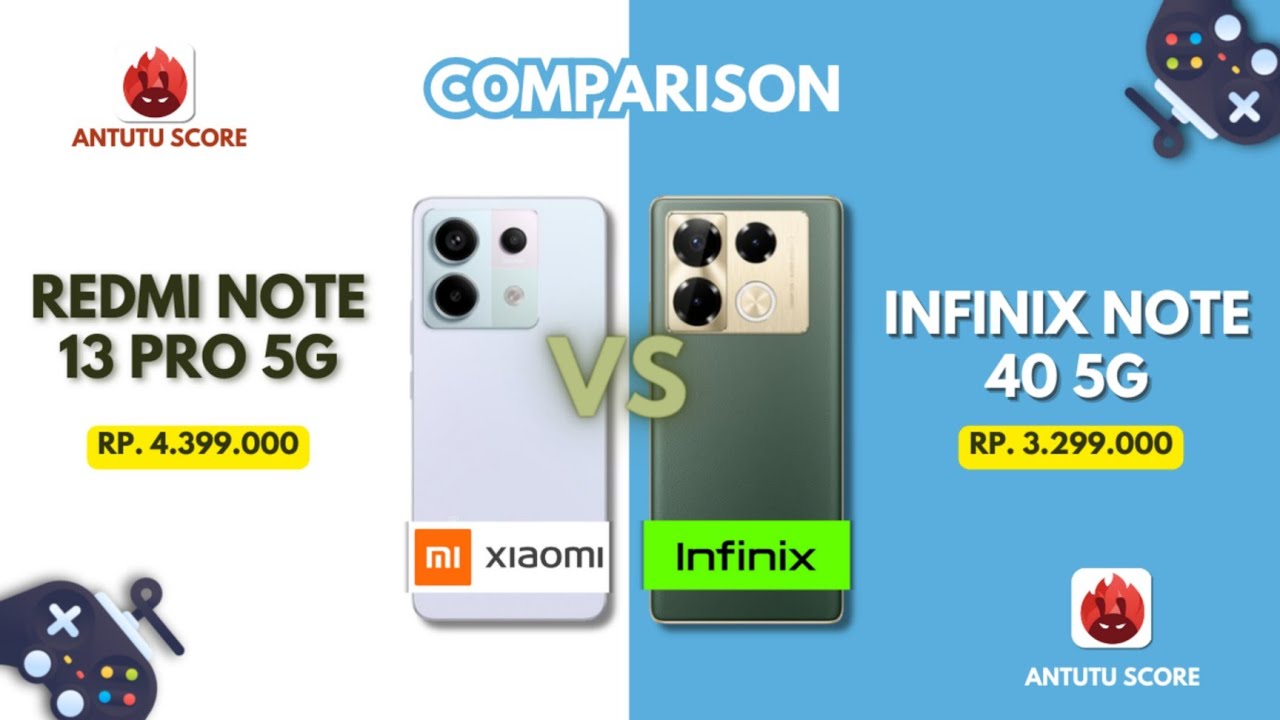 INFINIX NOTE 40 PRO 5G VS REDMI NOTE 13 PRO 5G | INFINIX MASIH SANGGUP ...