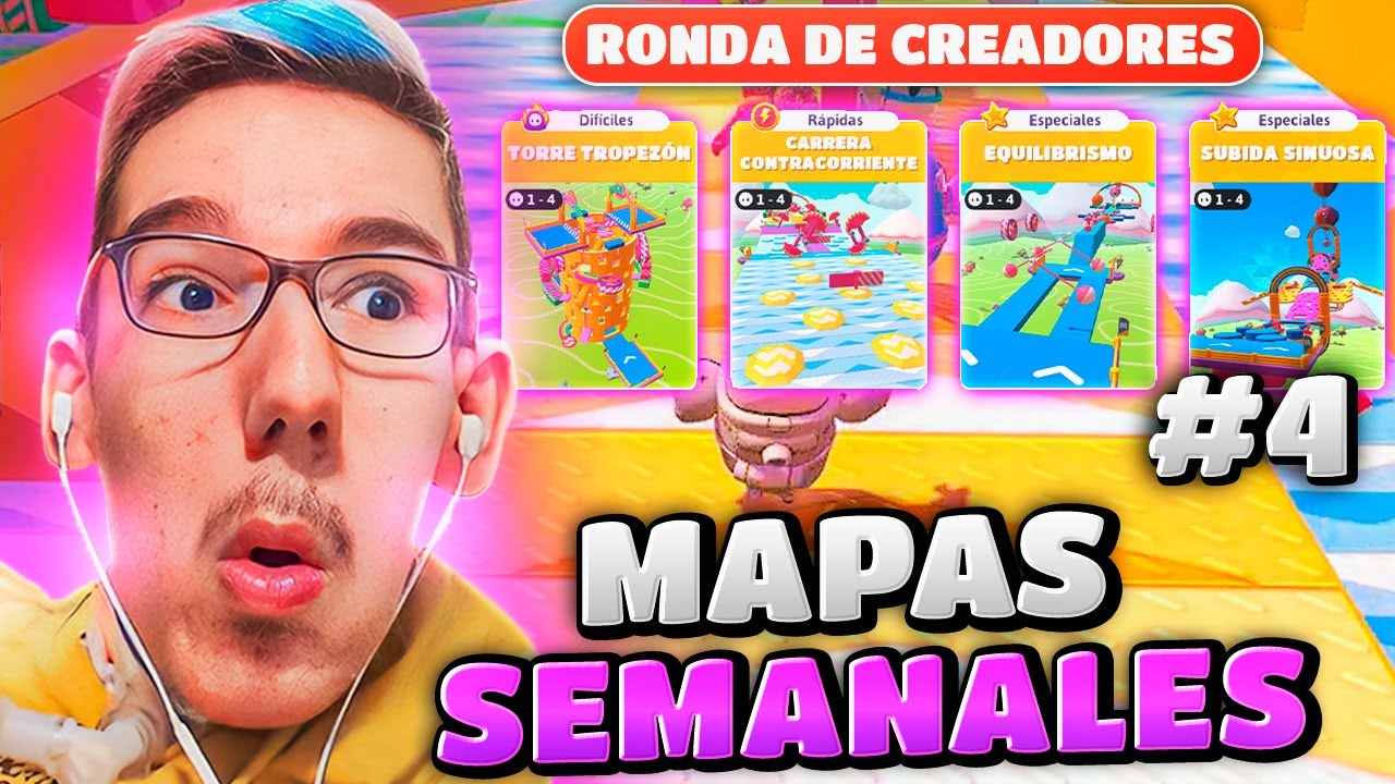 ⏩ESTOS SON LOS NUEVOS MAPAS SEMANALES DE FALL GUYS😱 - YouTube