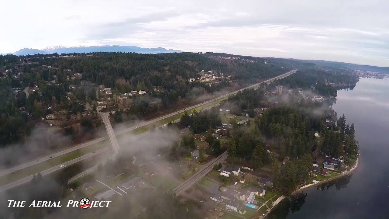 Silverdale Washington early mornign flight 2015 - The Aerial Project ...
