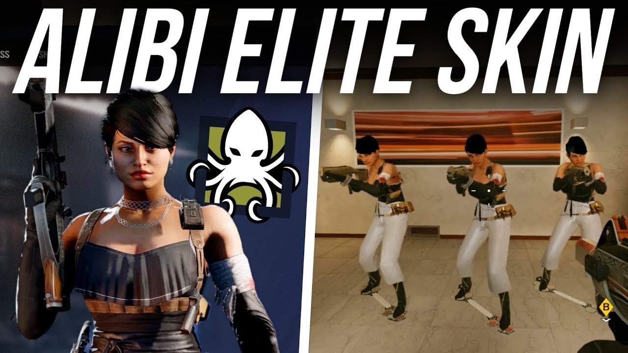 NEW ALIBI ELITE SKIN • Rainbow Six Siege - YouTube
