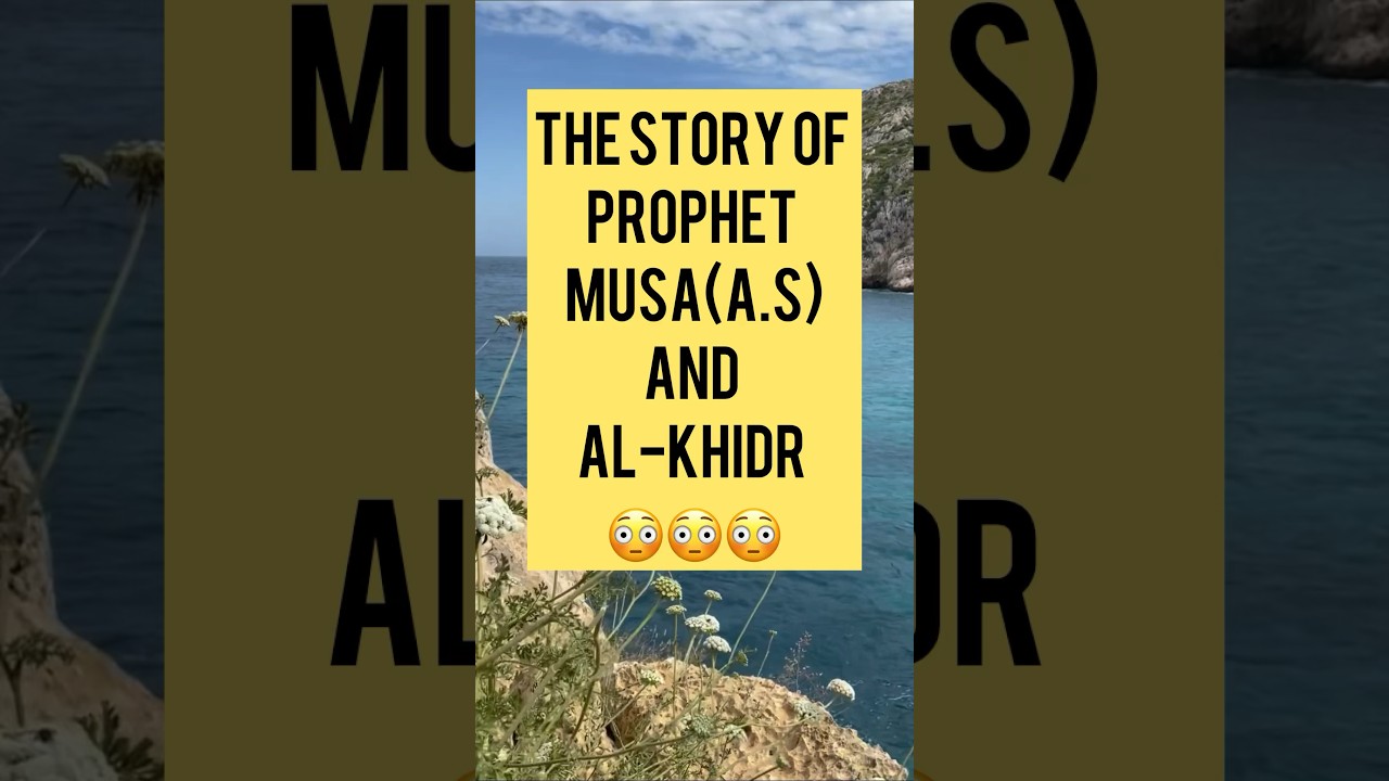 The story of Prophet Musa and Al Khidr-Part 1 😳😳😳 #quran #islam # ...