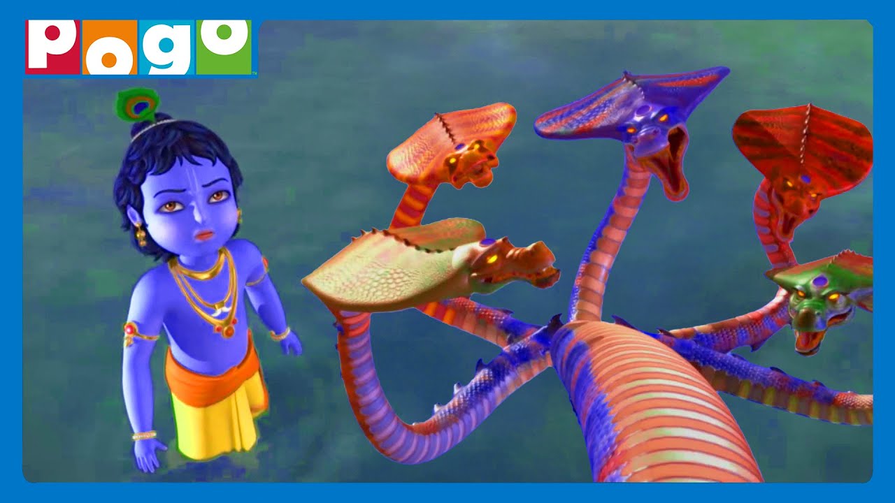 Little Krishna 🪈| Vrindavan’s Deadly Visitor! | Kids Stories😆| Cartoon ...