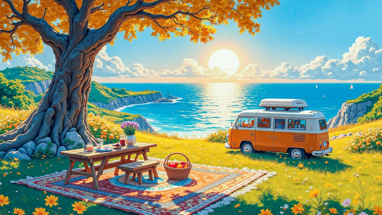 Crisp Autumn Morning 🍂 Lofi Chill Music to Study, Work & Relax - YouTube