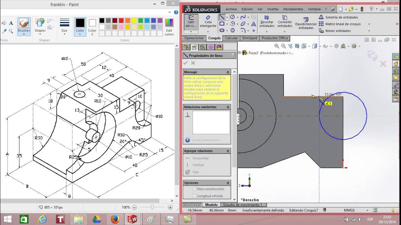 Tutorial SolidWorks® #3: Model Sólidos (Acople Giratorio) - YouTube