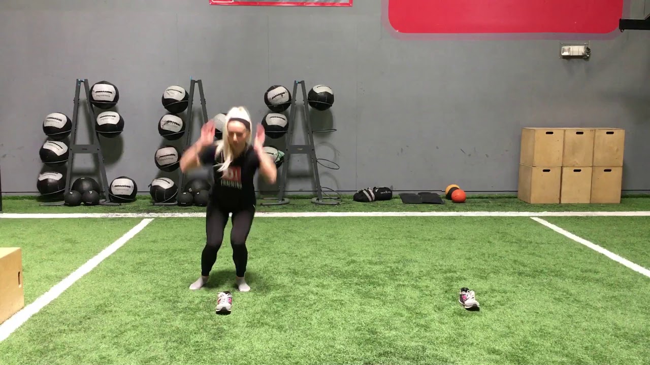 Lateral Side to Side Shuffle + Hop - YouTube