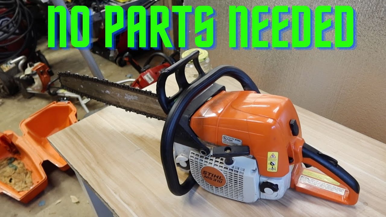 Stihl MS310 no start common after-storage problem - YouTube