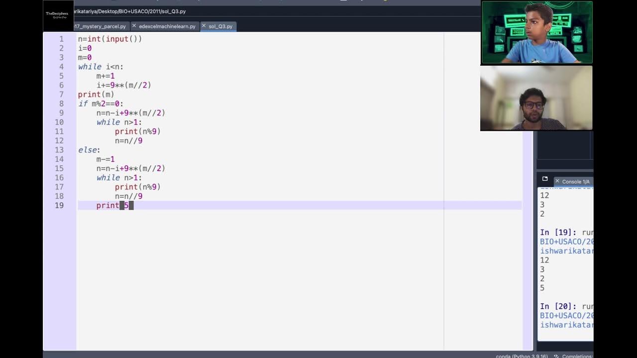 BIO(British informatics olympiad) problem Solution - YouTube