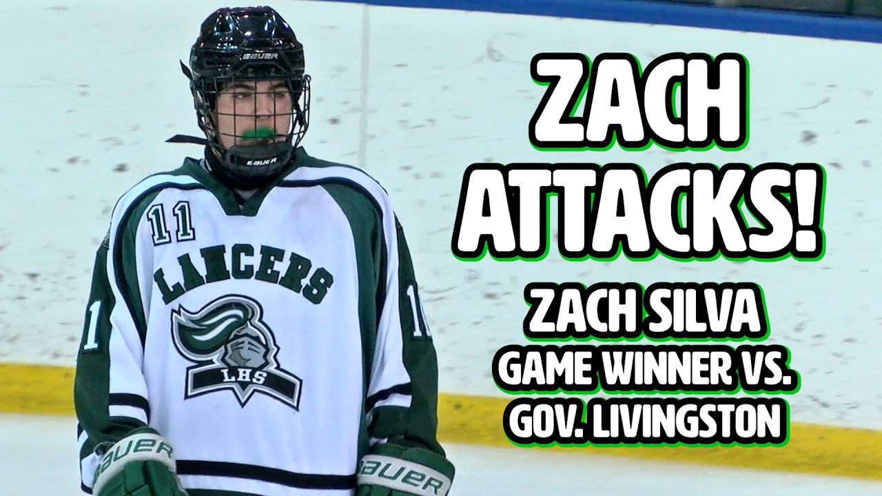 Livingston 2 Gov. Livingston 1 | HS Hockey | Zach Silva Hits Game Winner! - YouTube