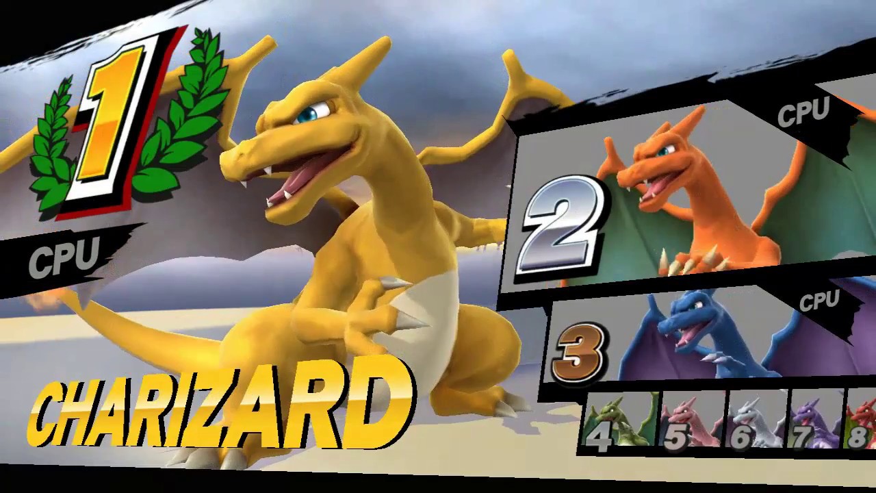 Team Charizard Battling On SSB4 - YouTube