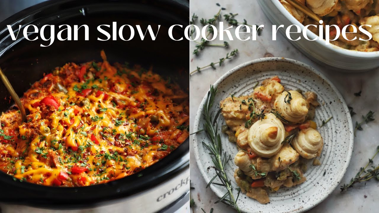 Two Incredible Crockpot Meals Plantifully Based Youtube