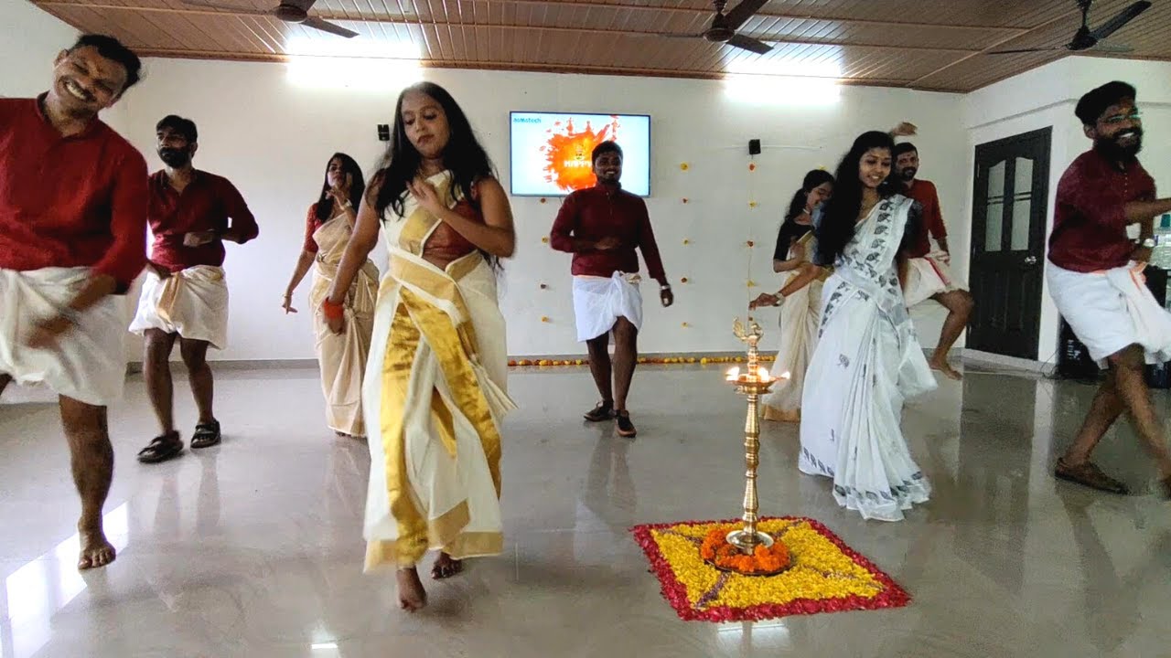 Onam Dance Performance | Dance Cover | Happy Onam - YouTube