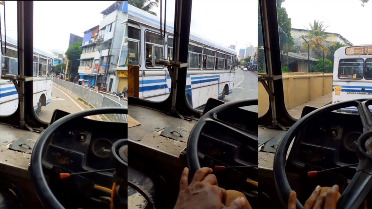 C.T.B bus vs privat bus attach | srilanka bus | bus video - YouTube