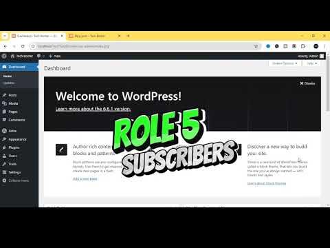 How to add user in wordpress, Admin access, Add new user dashboard in wordpress, Manage users in ...