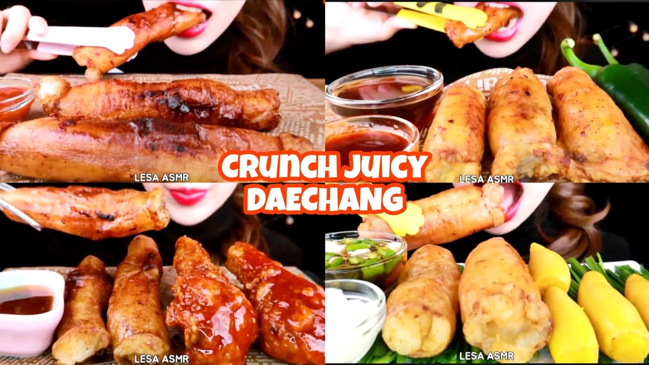 "DAECHANG" Lesa ASMR eating beef intestines mukbang compilation PART 12 ...