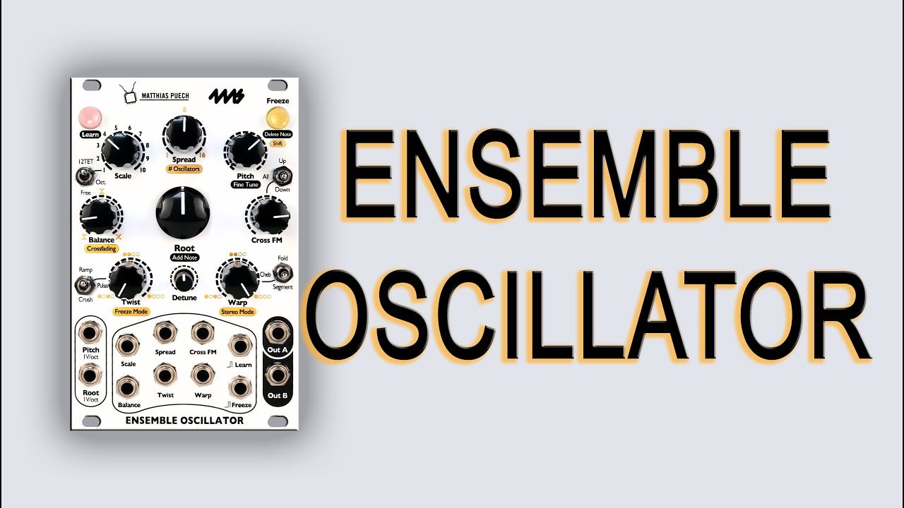4ms ENSEMBLE OSCILLATOR Quick Audio Demo - YouTube
