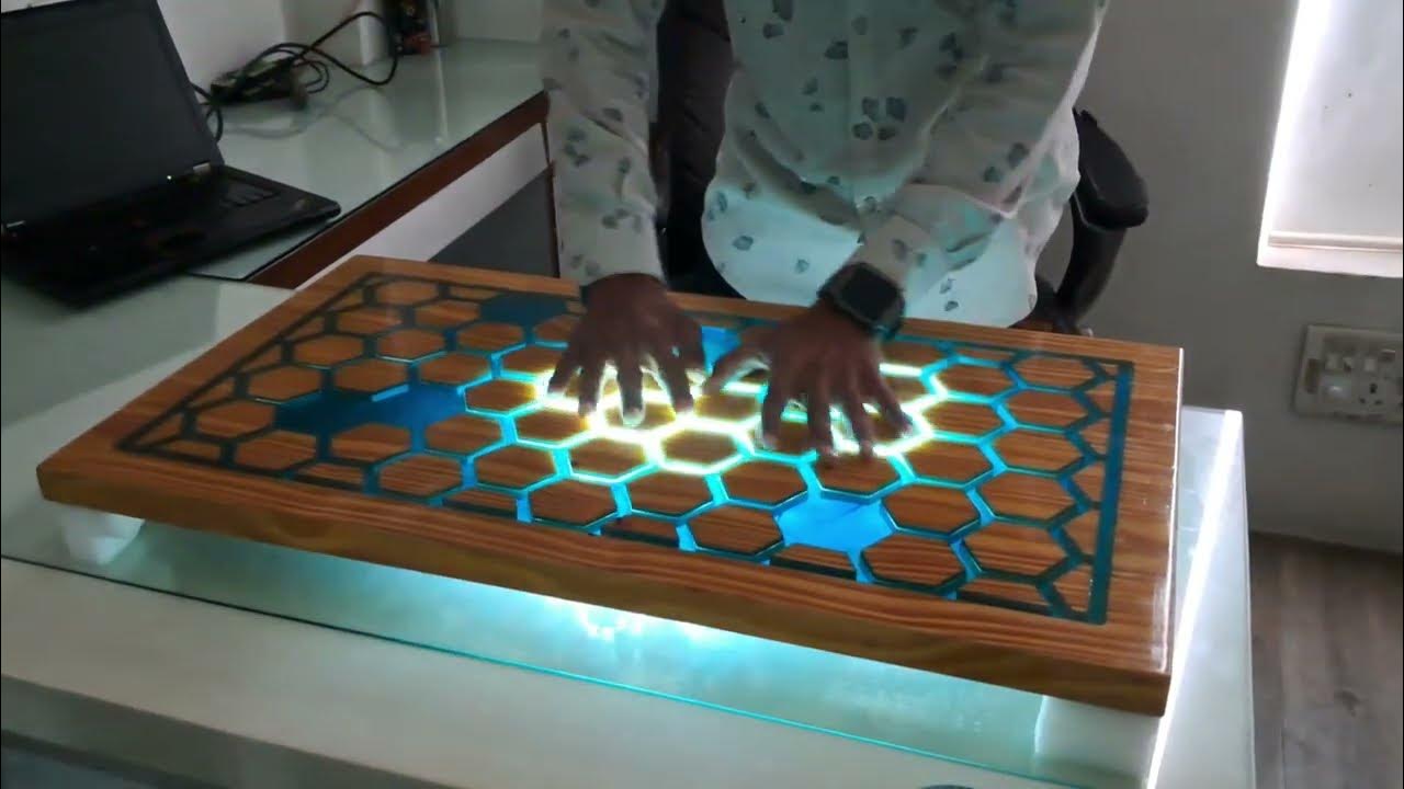 A SMART TABLE | Smart Touch LED Table | IoT Sensor TABLE | First Time ...