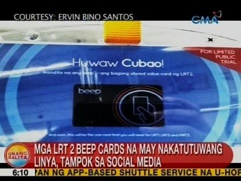 UB: Mga LRT 2 beep cards na may nakatutuwang linya, tampok sa social ...