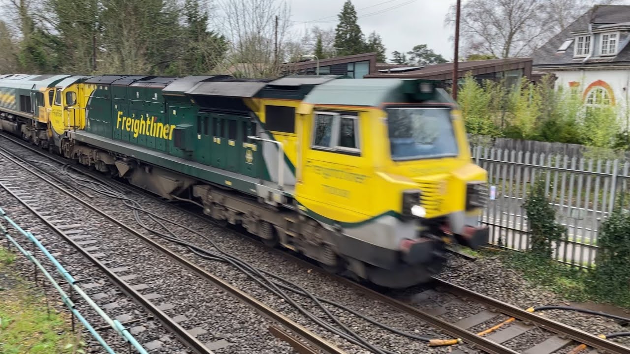 Class 70 + 66 | 70008 + 66542 | Freightliner | Double Header - YouTube