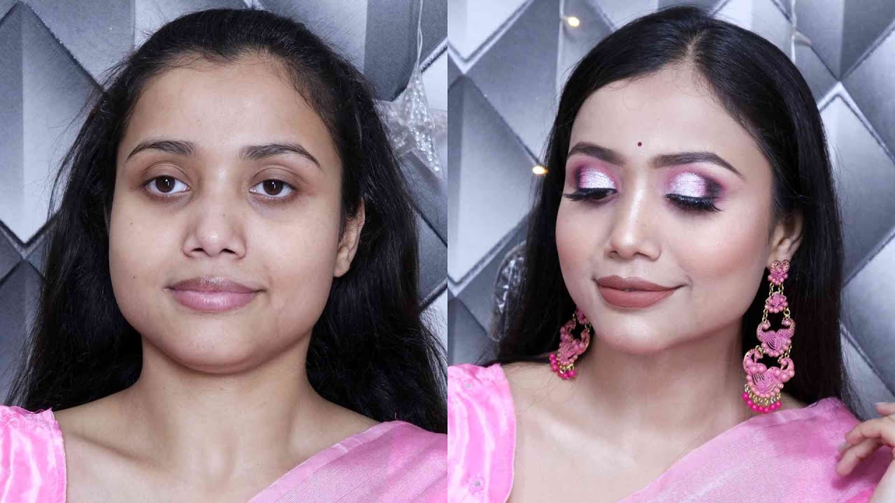 Evening party makeup step by step tutorial at home | party makeup for ...