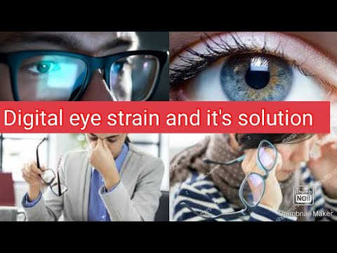 Digital eye stress and it's solution - YouTube