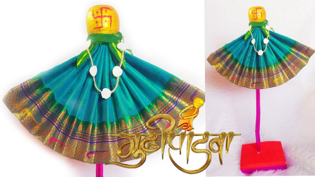 mini gudi making at home | mini gudi | gudhi padwa | gudi padwa special ...
