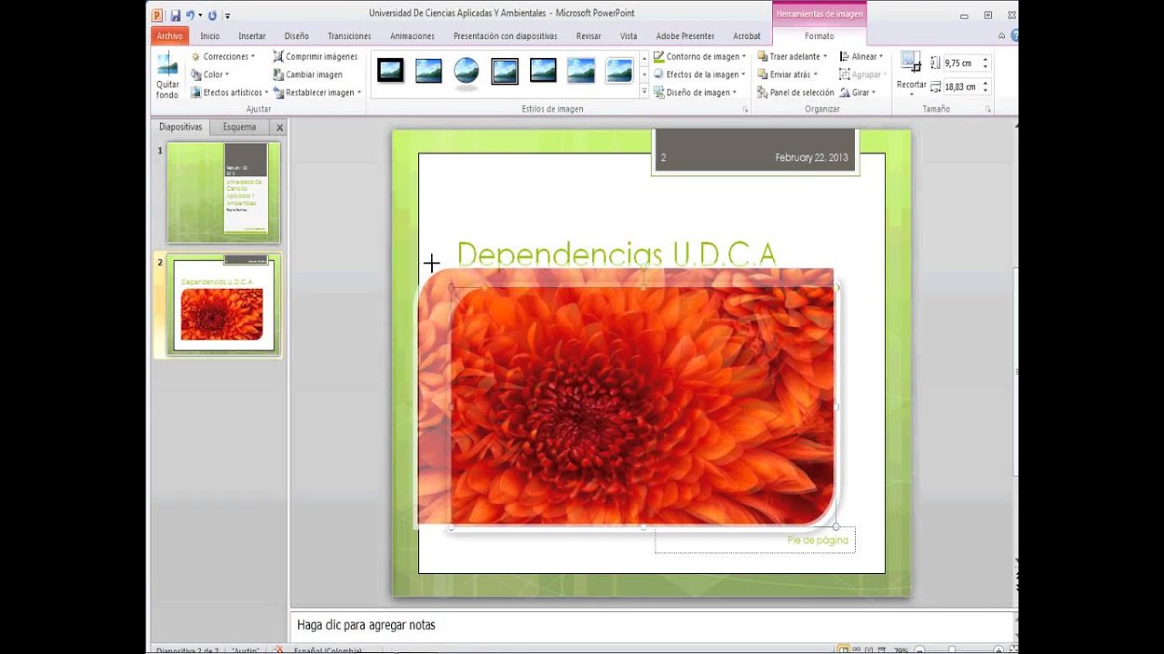 Temas de Power Point Insertar objetos e imagenes - PowerPoint - YouTube