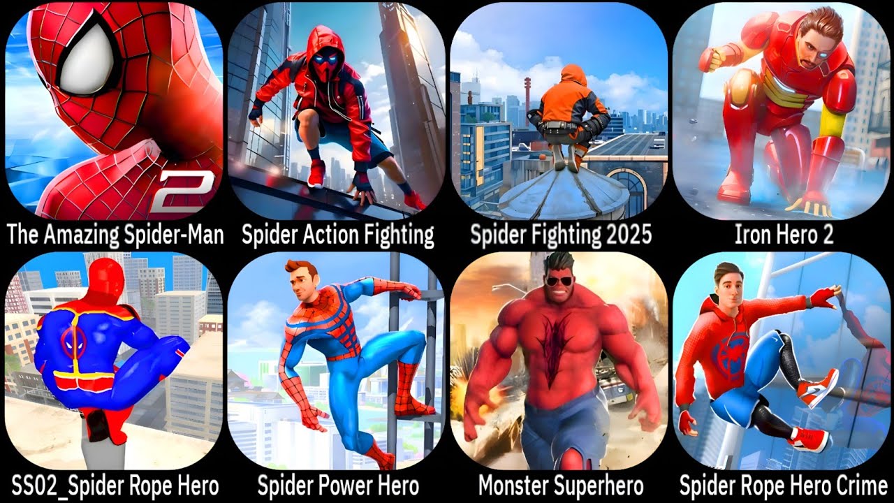 The Amazing Spider-Man 2,Spider Action Fighting,Spider Fighting 2025 ...