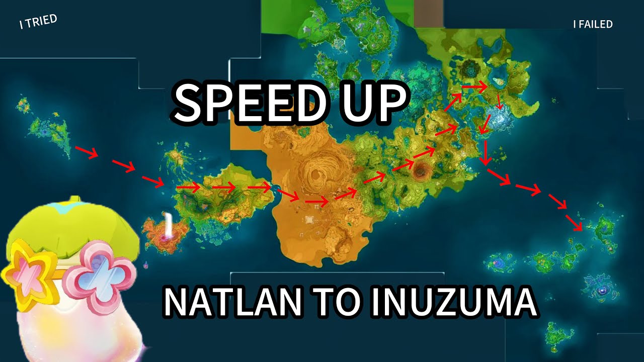 Genshin Impact Reaching Natlan To Inuzuma With This Overpowered ...