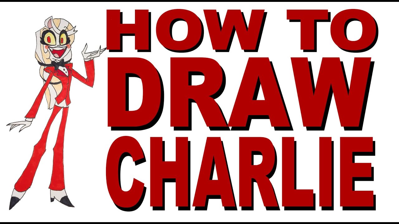 How to draw Charlie (Hazbin Hotel) - YouTube