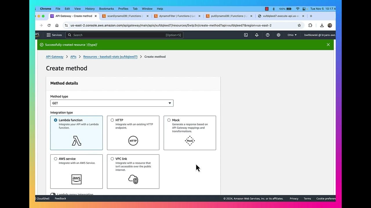 AWS API Gateway URL paramaters - YouTube