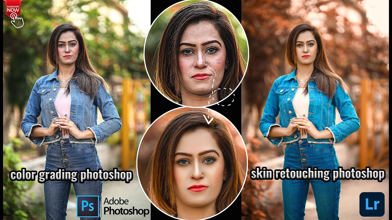 Photoshop Live Photo Editing Class Free Color Grading Background change ...