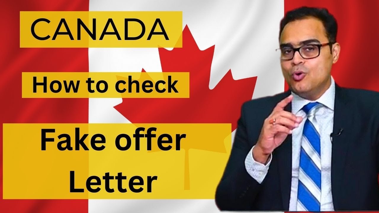 Canada Fake Offer Letter, How to Check ? - YouTube