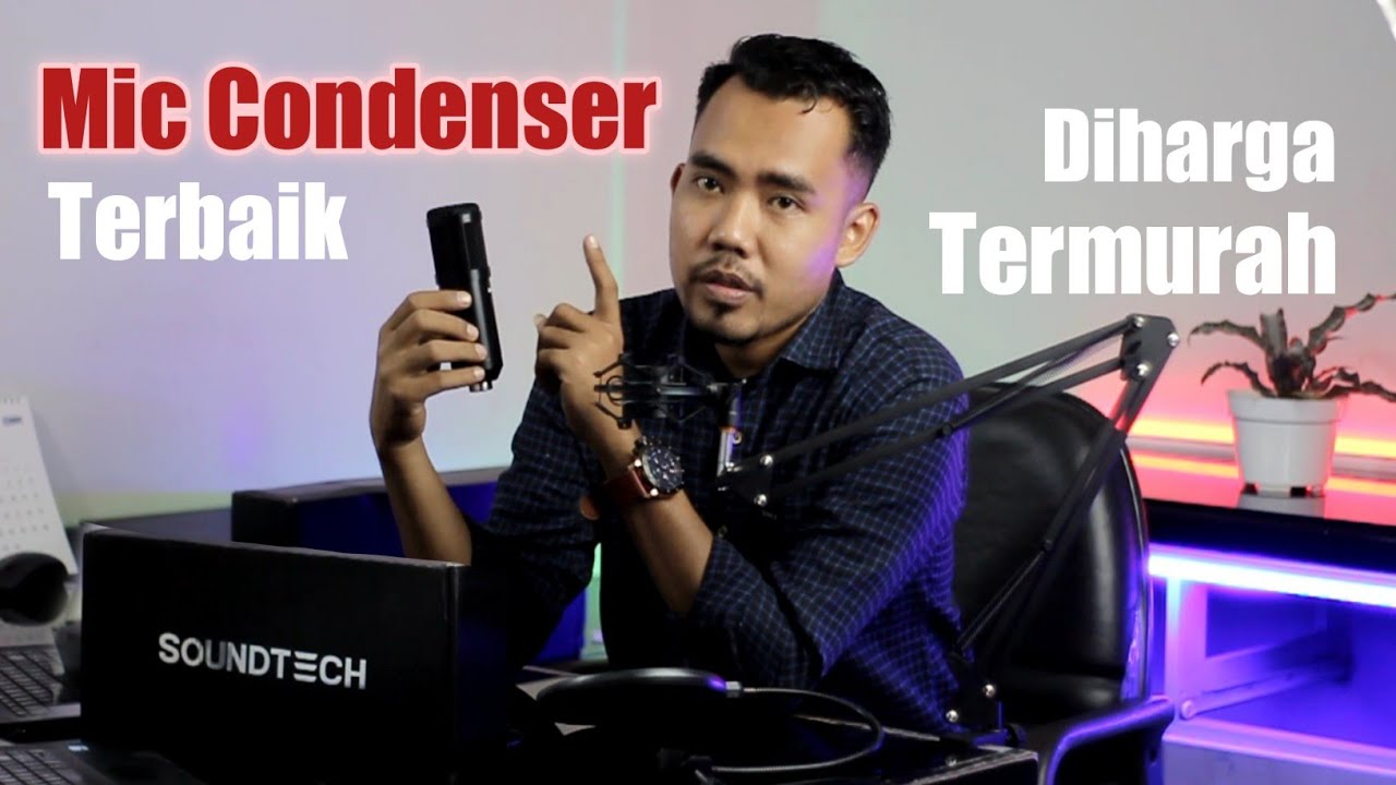 Mic Soundtech ST 800 Review | mic condenser murah berkualitas - YouTube