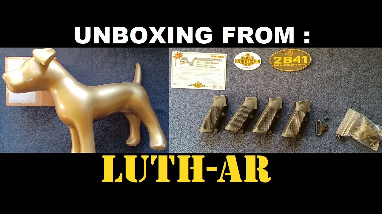 UNBOXING 186: LUTH-AR. AR-15 A2 Pistol Grip, Ambi-Selector/Safety, REAR ...
