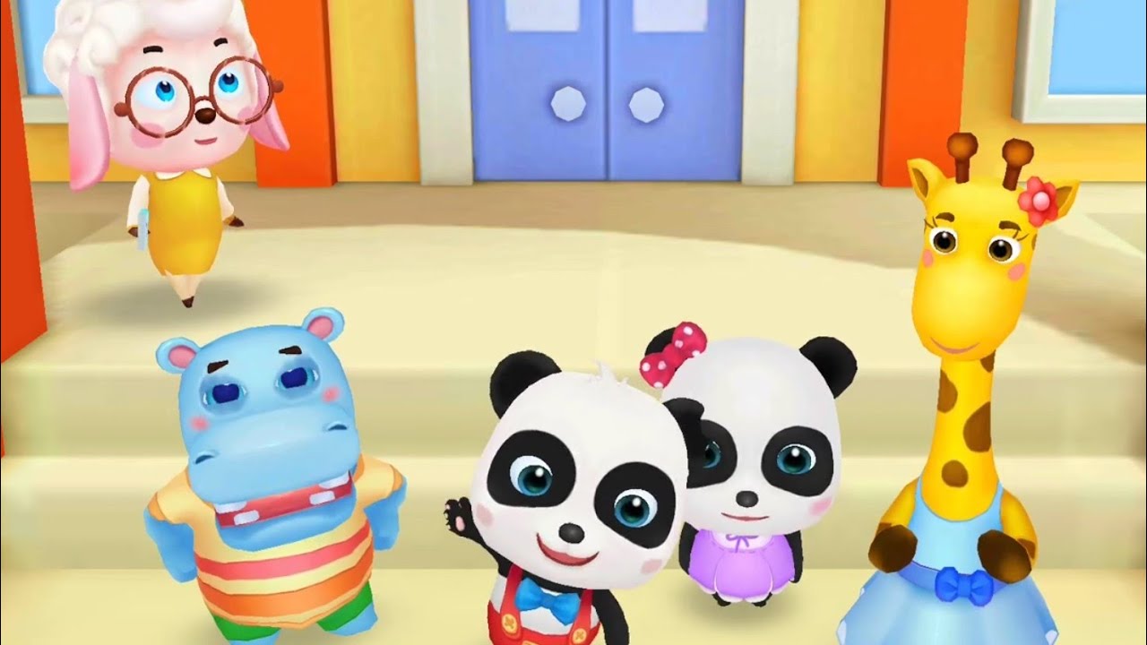 Baby Panda's Playhouse - Kids are going to kindergarten! 🎄 - YouTube