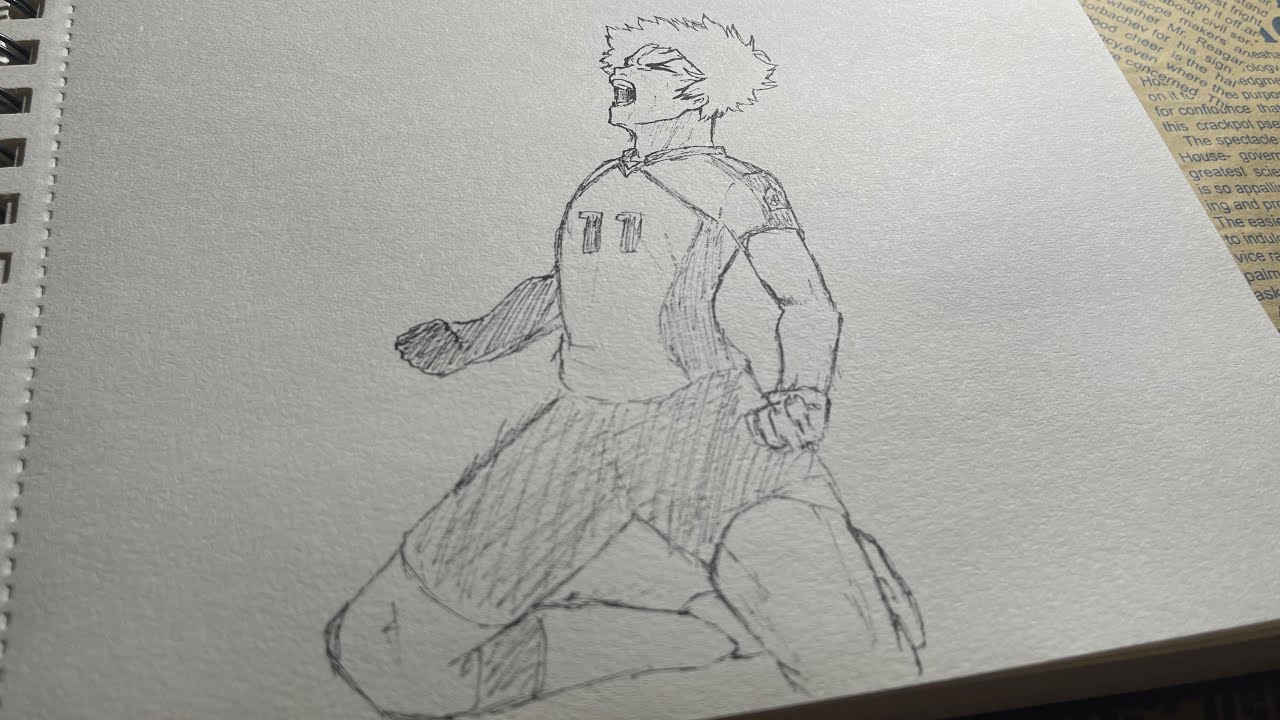 How to draw Yoichi Isagi in 9 minutes - Blue Lock ( step by step ...