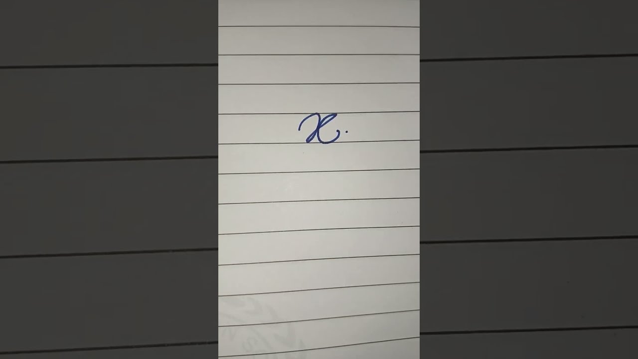 How To Write X In Cursive cursivehandwriting cursivewriting How To Write X In Cursive cursivehandwriting cursivewriting