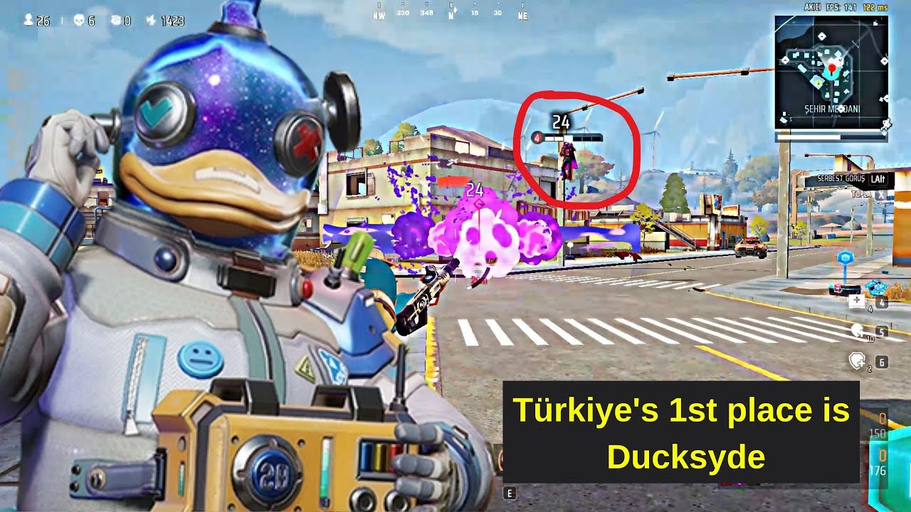 Türkiye's 1st place is Ducksyde | Farlight 84 Gameplay - YouTube