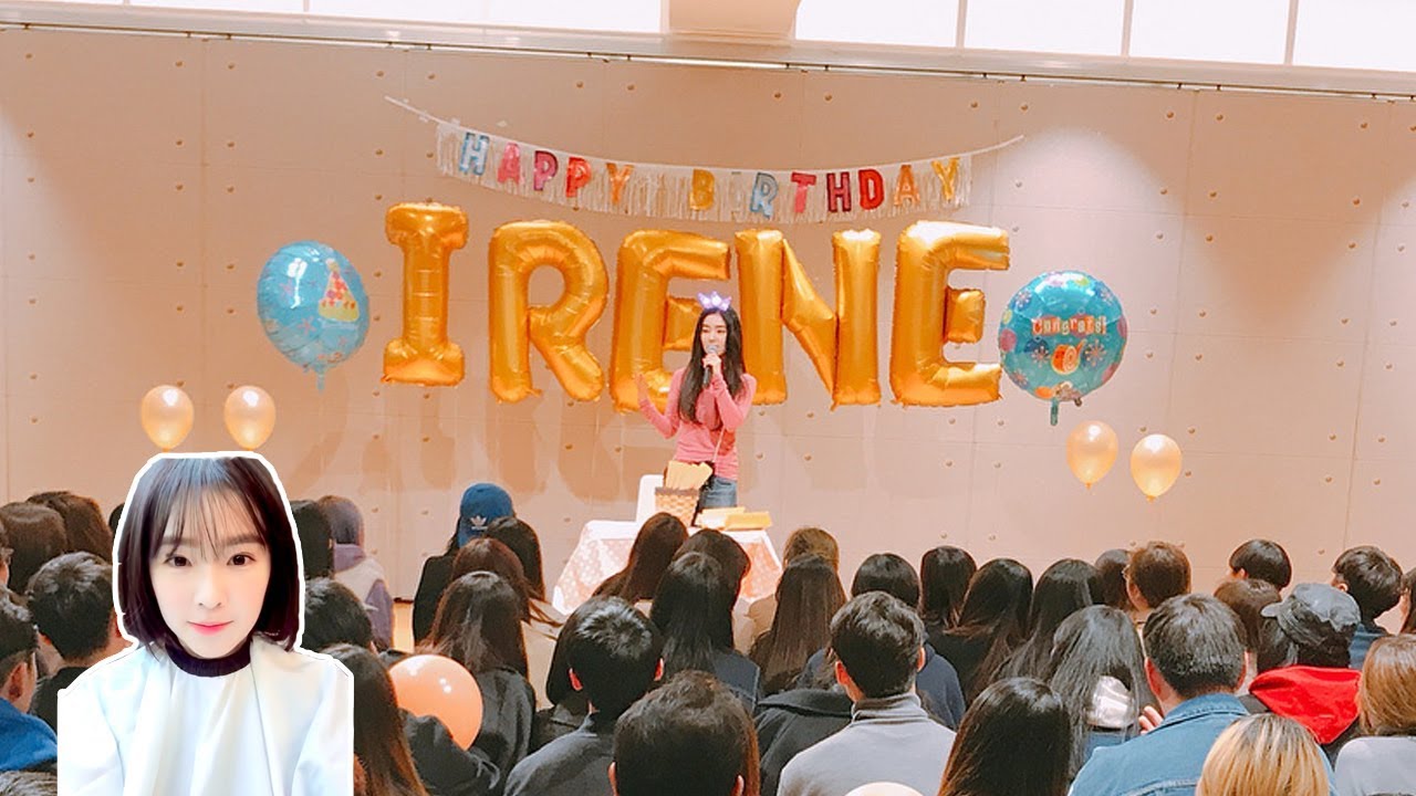 Red Velvet IRENE Birthday Party + Bonus Short Hair | 레드벨벳 아이린 생일파티 🎉 ...